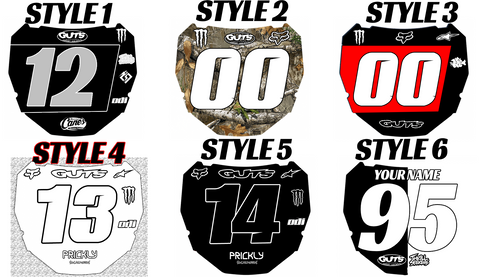 6 Styles ODI Plate Decal – SocalMotos